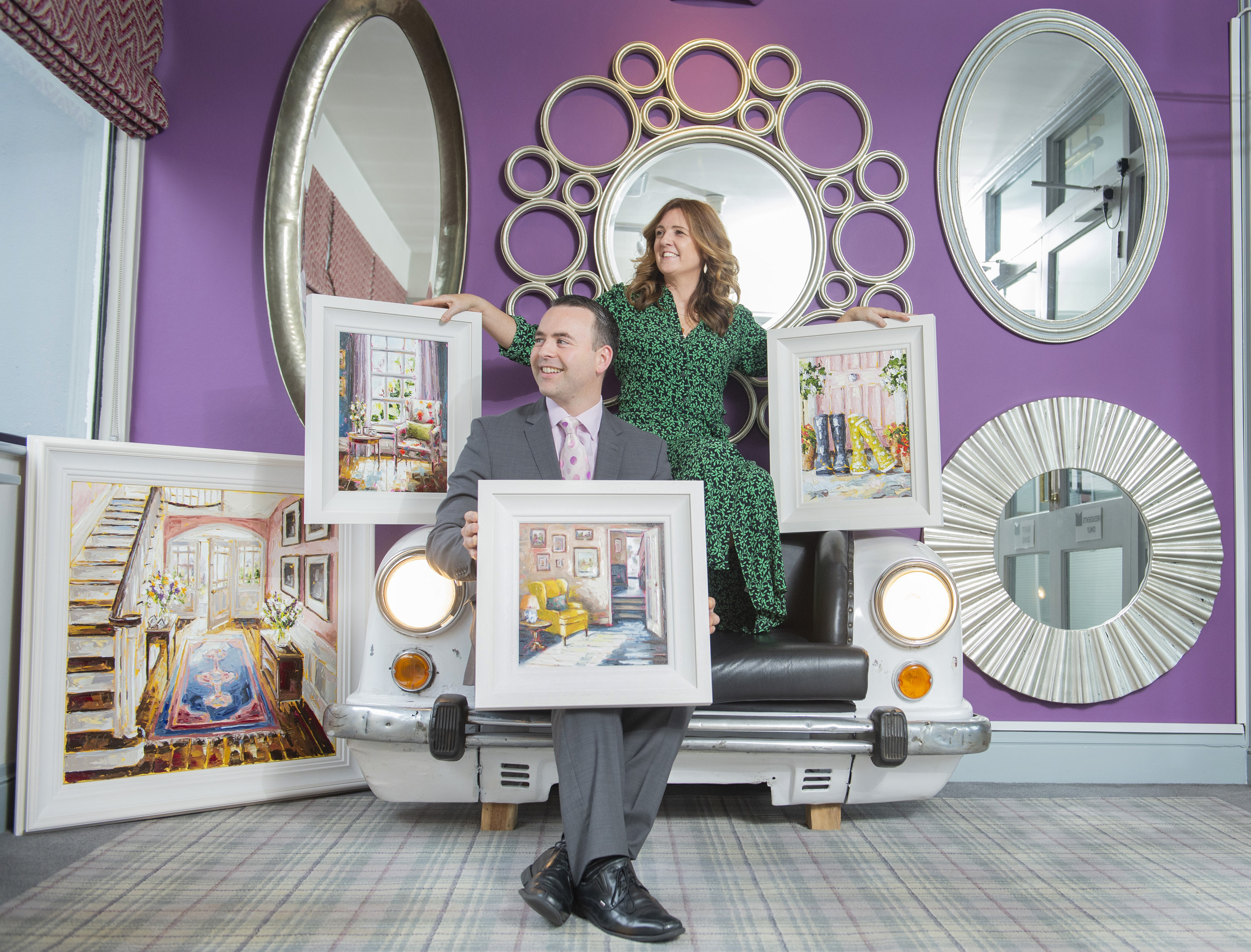 Paintings by Irish artist Róisín O’Farrell on exhibit at The Montenotte ...