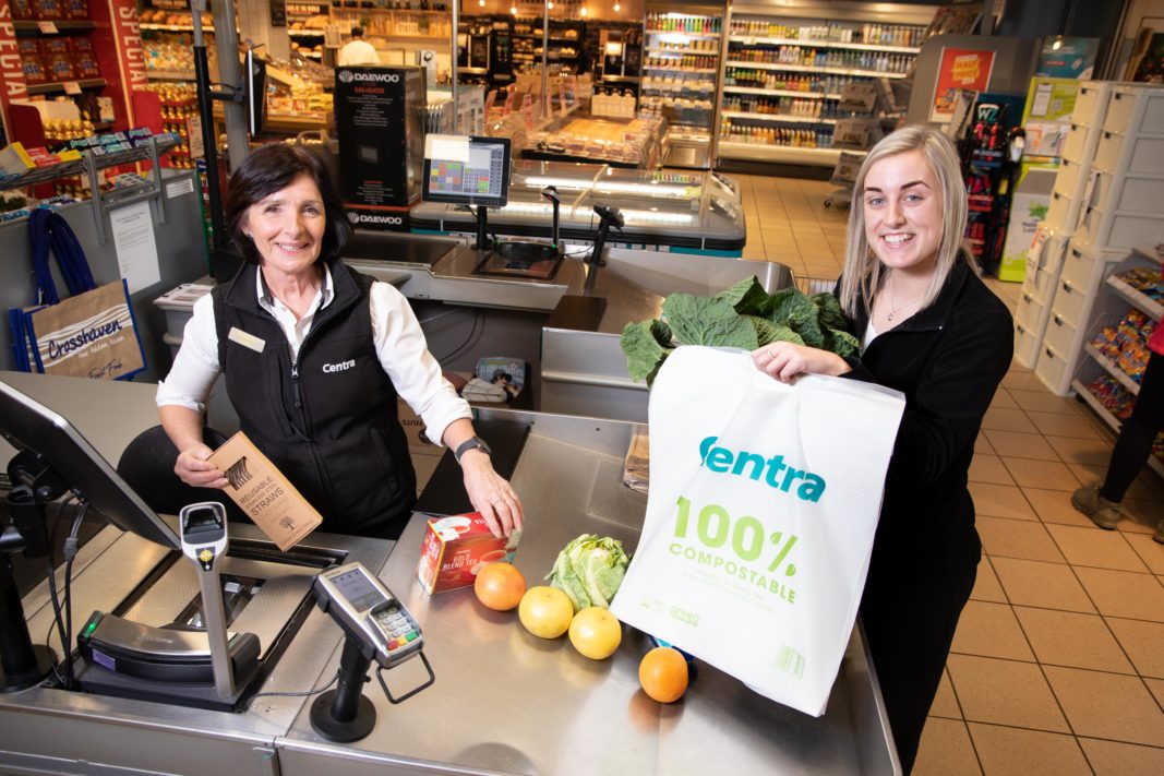 Centra unveil compostable and reusable bag | TheCork.ie (News ...