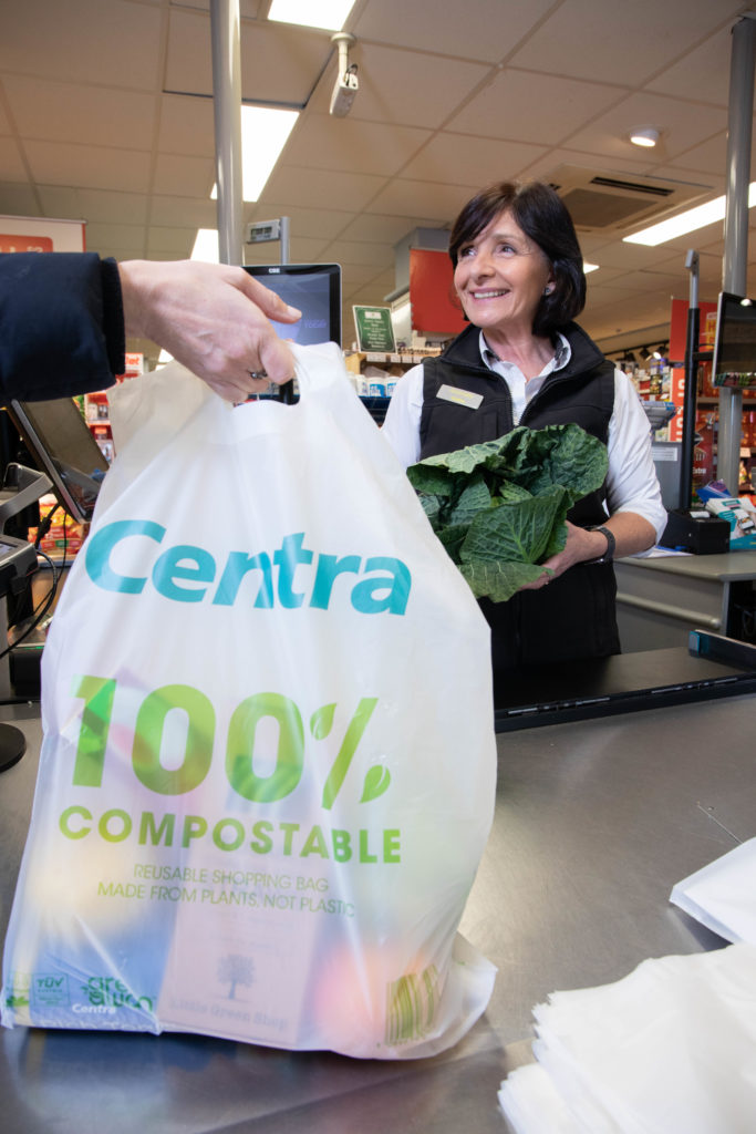 Centra unveil compostable and reusable bag | TheCork.ie (News ...