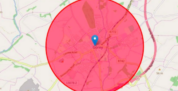 This map shows you the 5km radius circle from your location for COVID19 ...