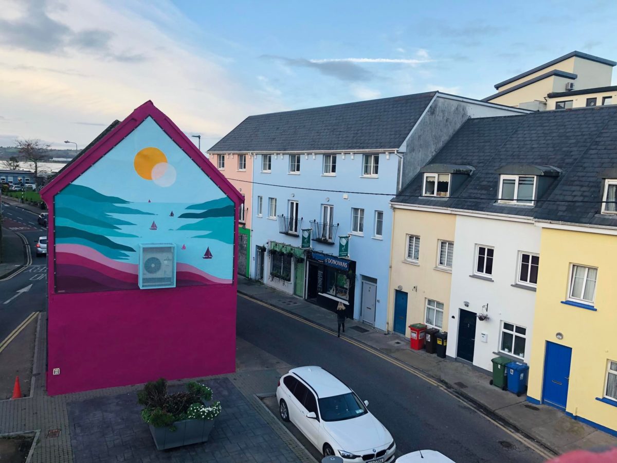 Here's the name of the person who painted a mural on Shamrock Stores in ...