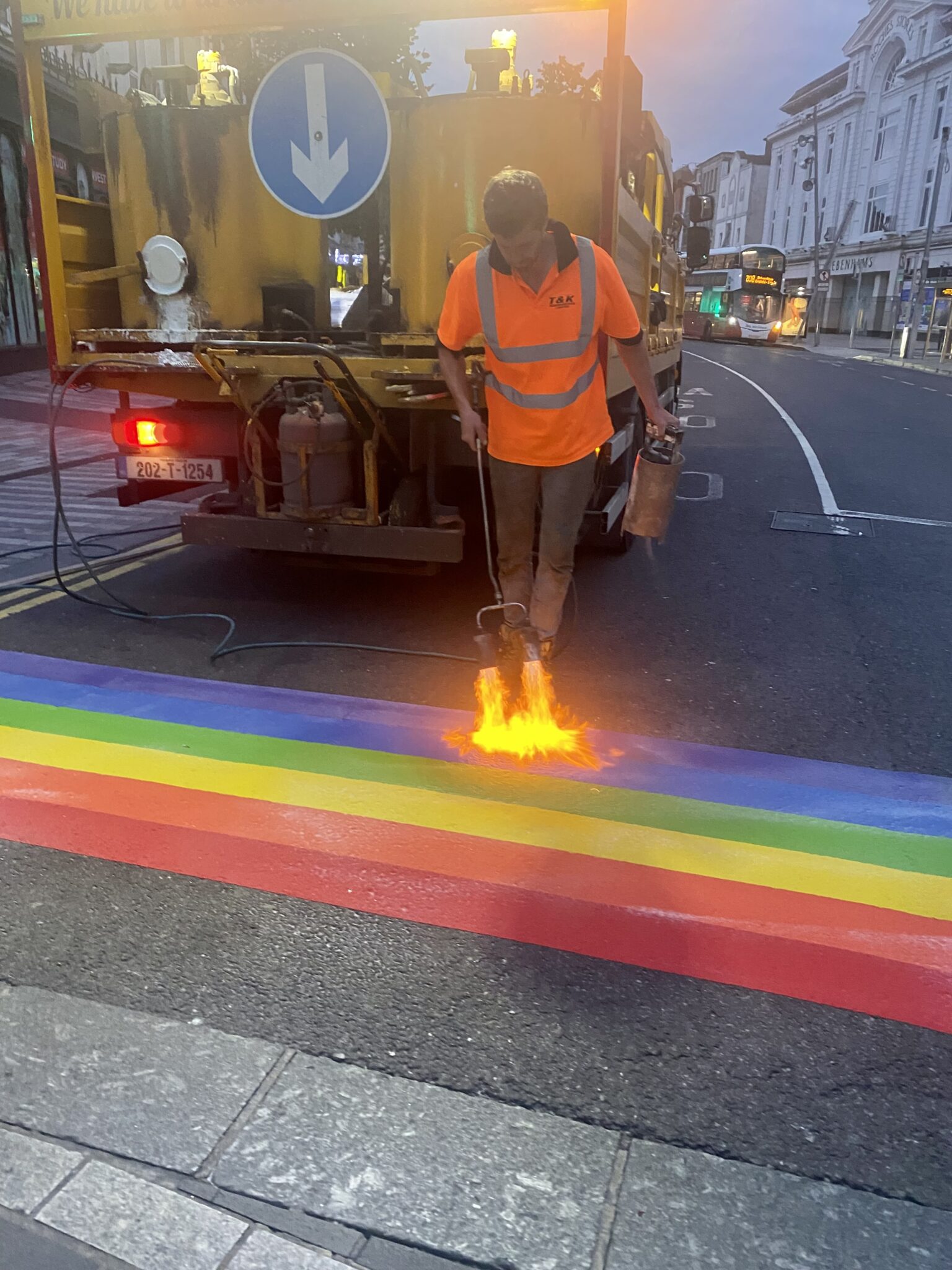 Rainbow pedestrian crossing brings colour to Cork City Centre | TheCork ...