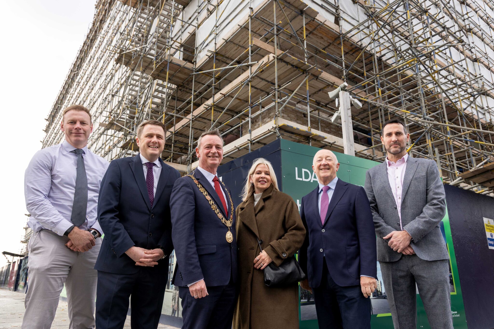 Housing Minister visits building site of 300 new apartments at Horgan’s ...